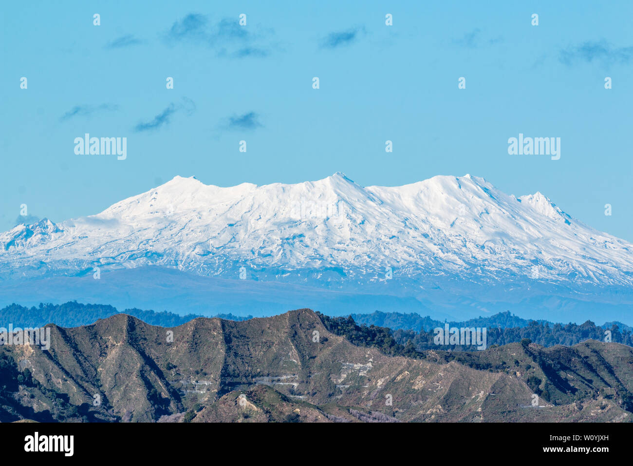 Mt Ruapehu from Forgotten World Highway Stock Photo - Alamy