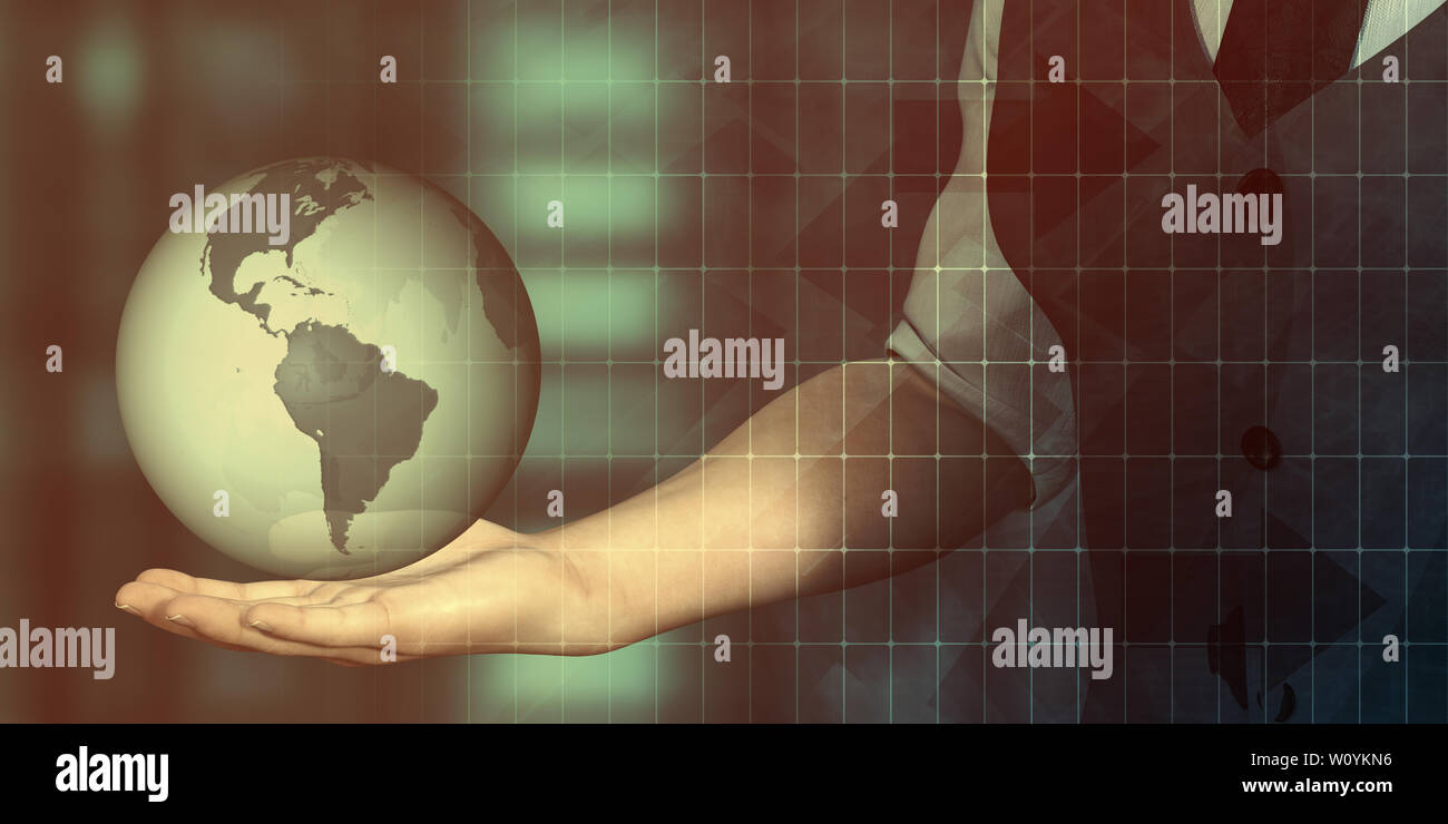 Business Expansion on a Global Scale Setting Stock Photo - Alamy