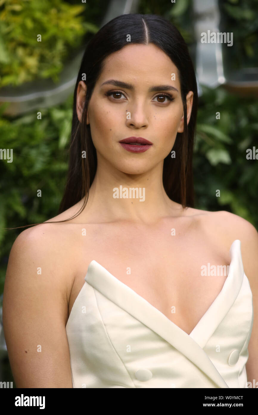 The World Premiere Of Amazon Original Series Good Omens Arrivals Featuring Adria Arjona