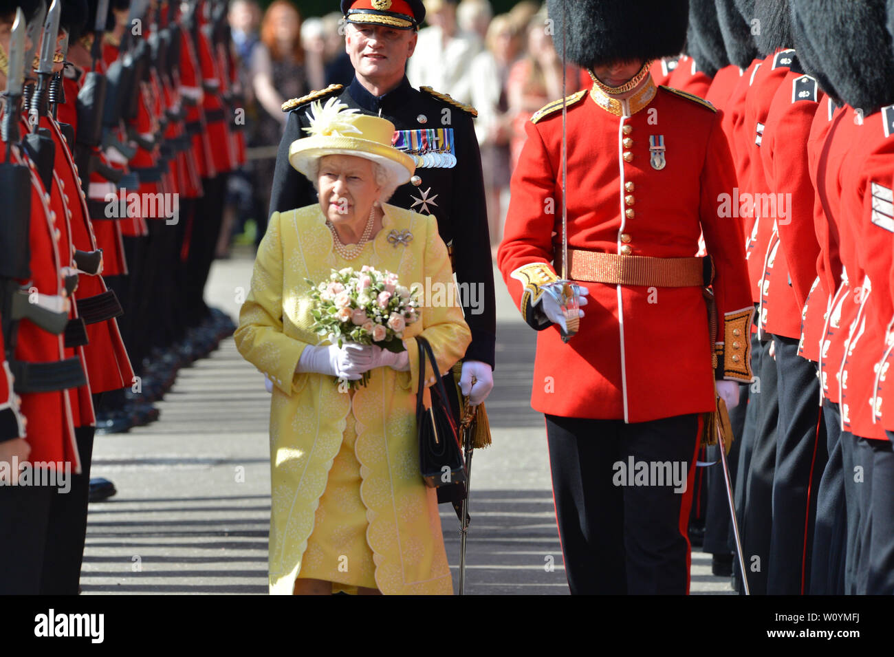 The queen in her army uniform hi-res stock photography and images - Alamy
