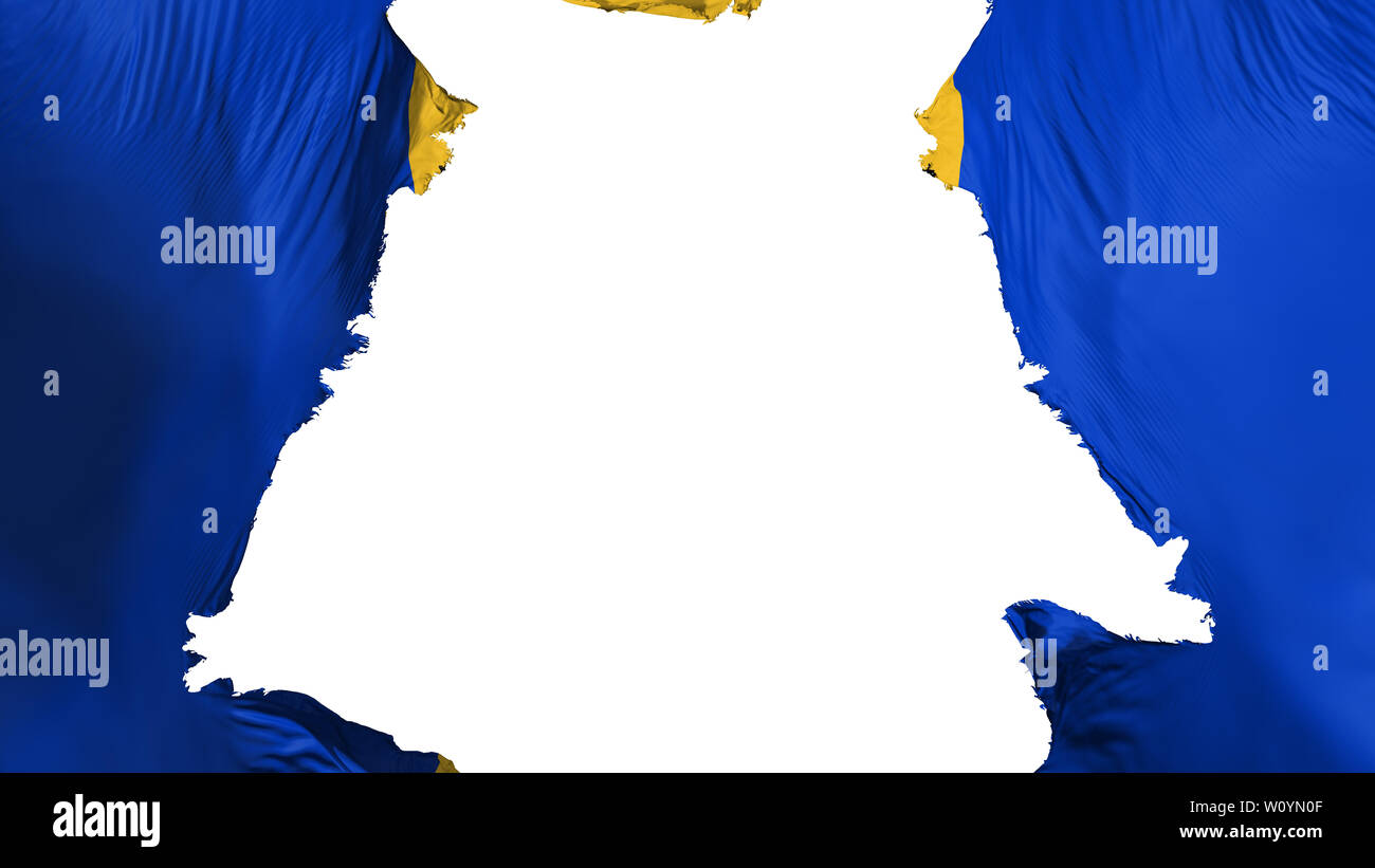 Barbados flag ripped apart, white background, 3d rendering Stock Photo ...