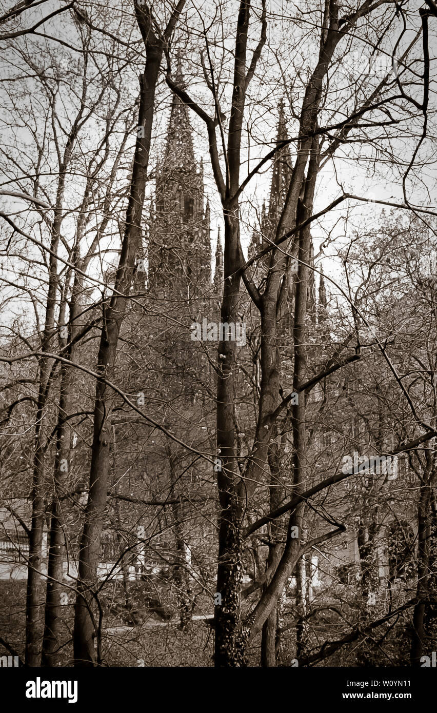 Prague gardens in early spring Stock Photo - Alamy