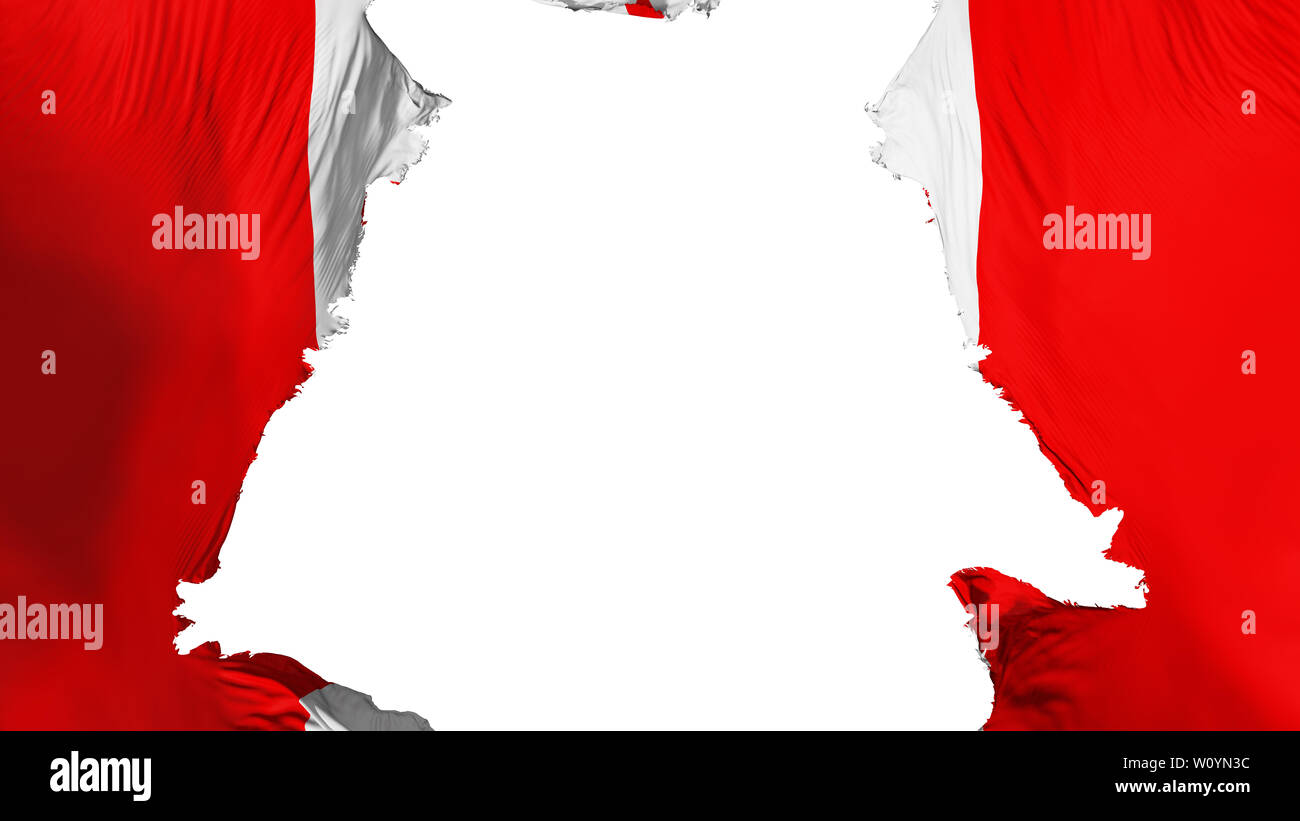 Canada flag ripped apart, white background, 3d rendering Stock Photo ...