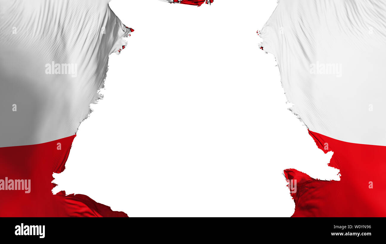 Gibraltar flag ripped apart, white background, 3d rendering Stock Photo ...