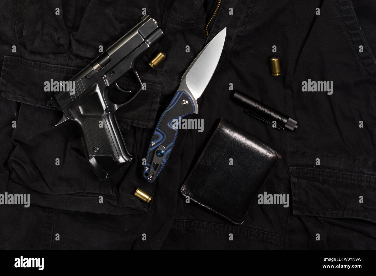 Traumatic pistol and cartridges. Weapons for self-defense. Top Stock ...