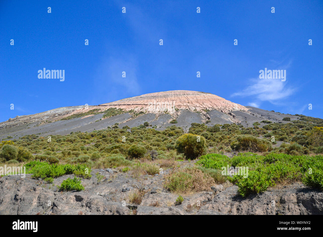 Beautiful landscape of Volcano island in Sicily, Italy Stock Photo - Alamy