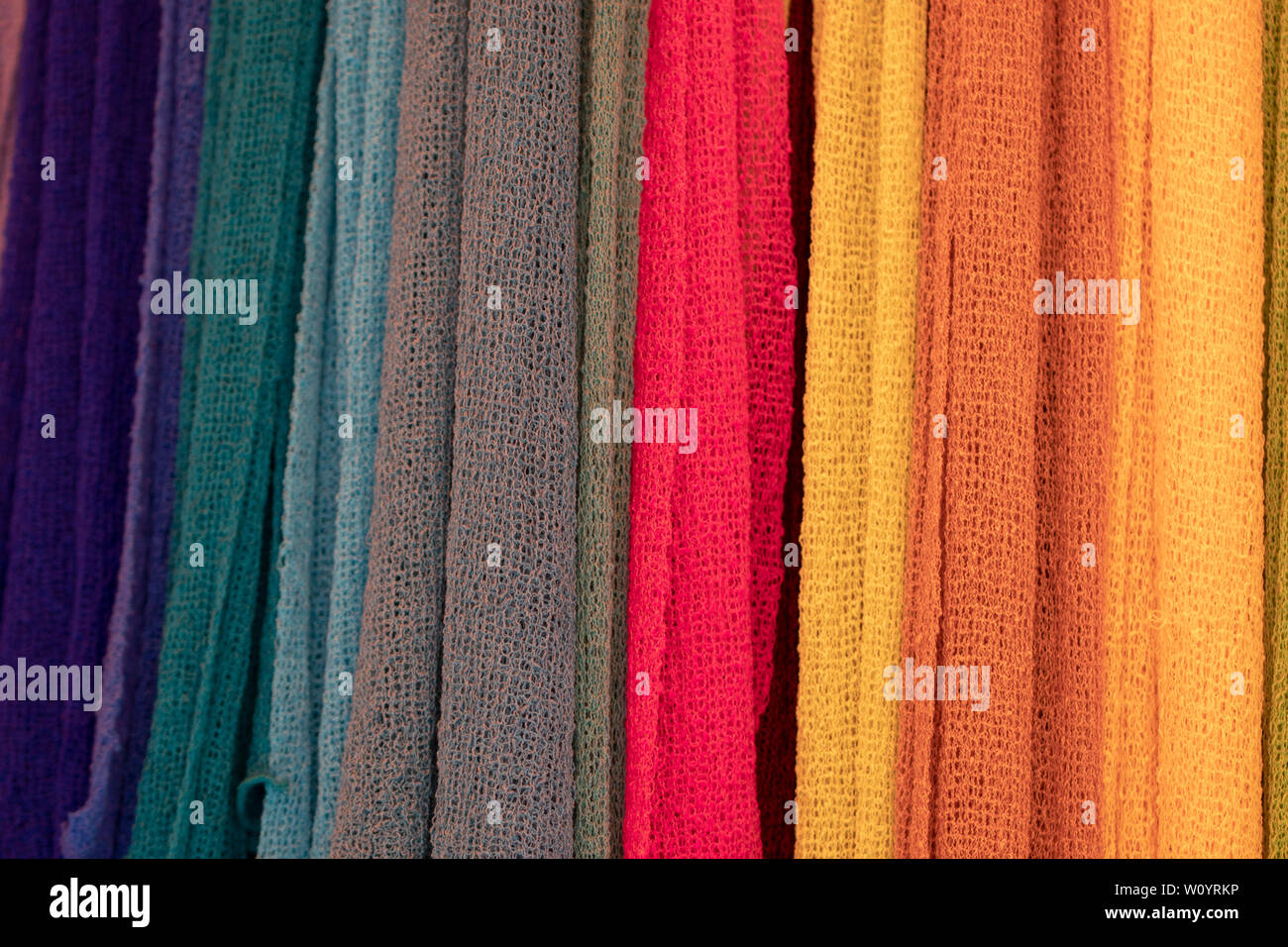 Fabric curtain texture, textile and cloth material close-up Stock Photo ...