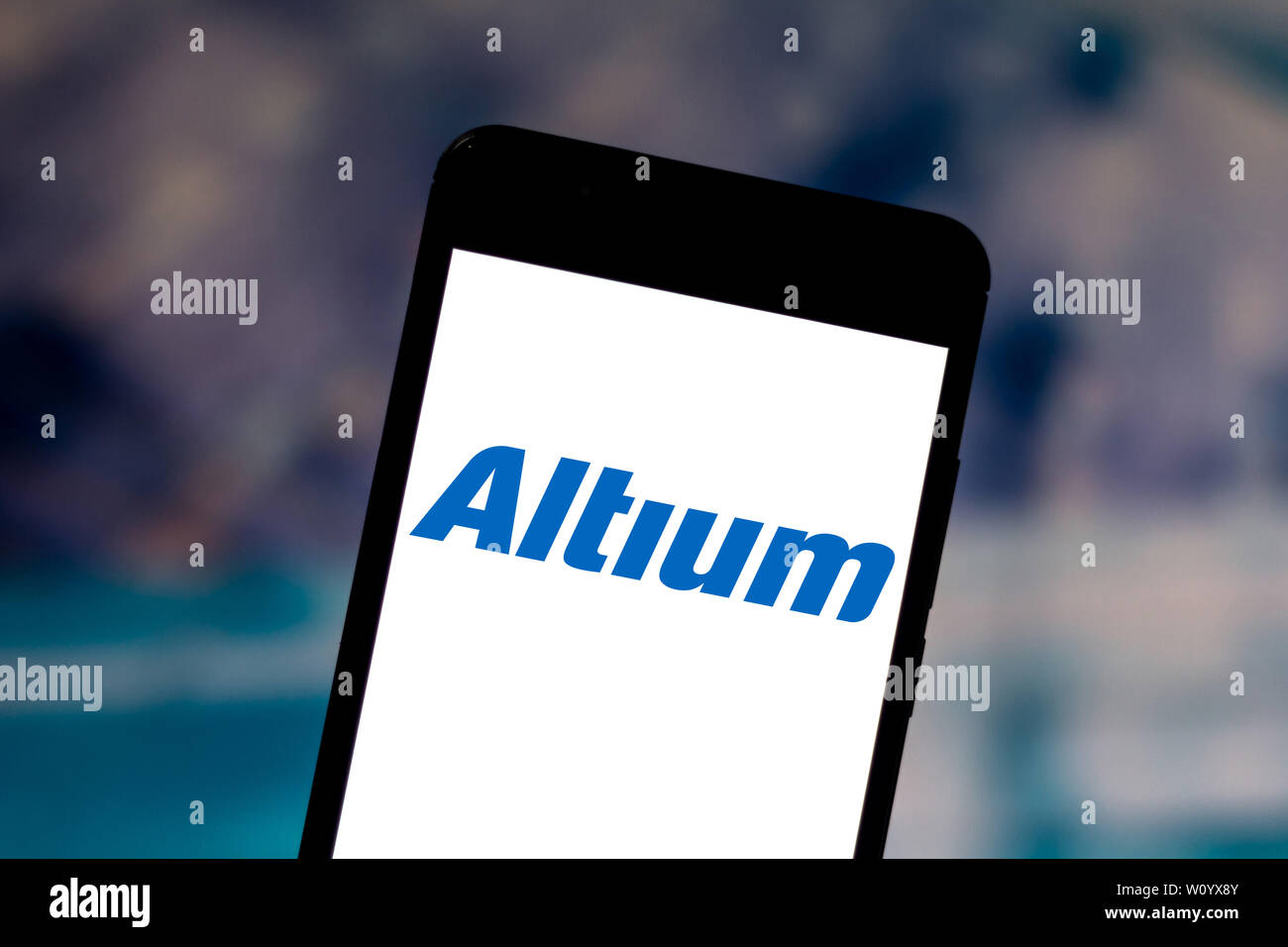 Brazil. 1st June, 2019. In this photo illustration the Altium Designer ...