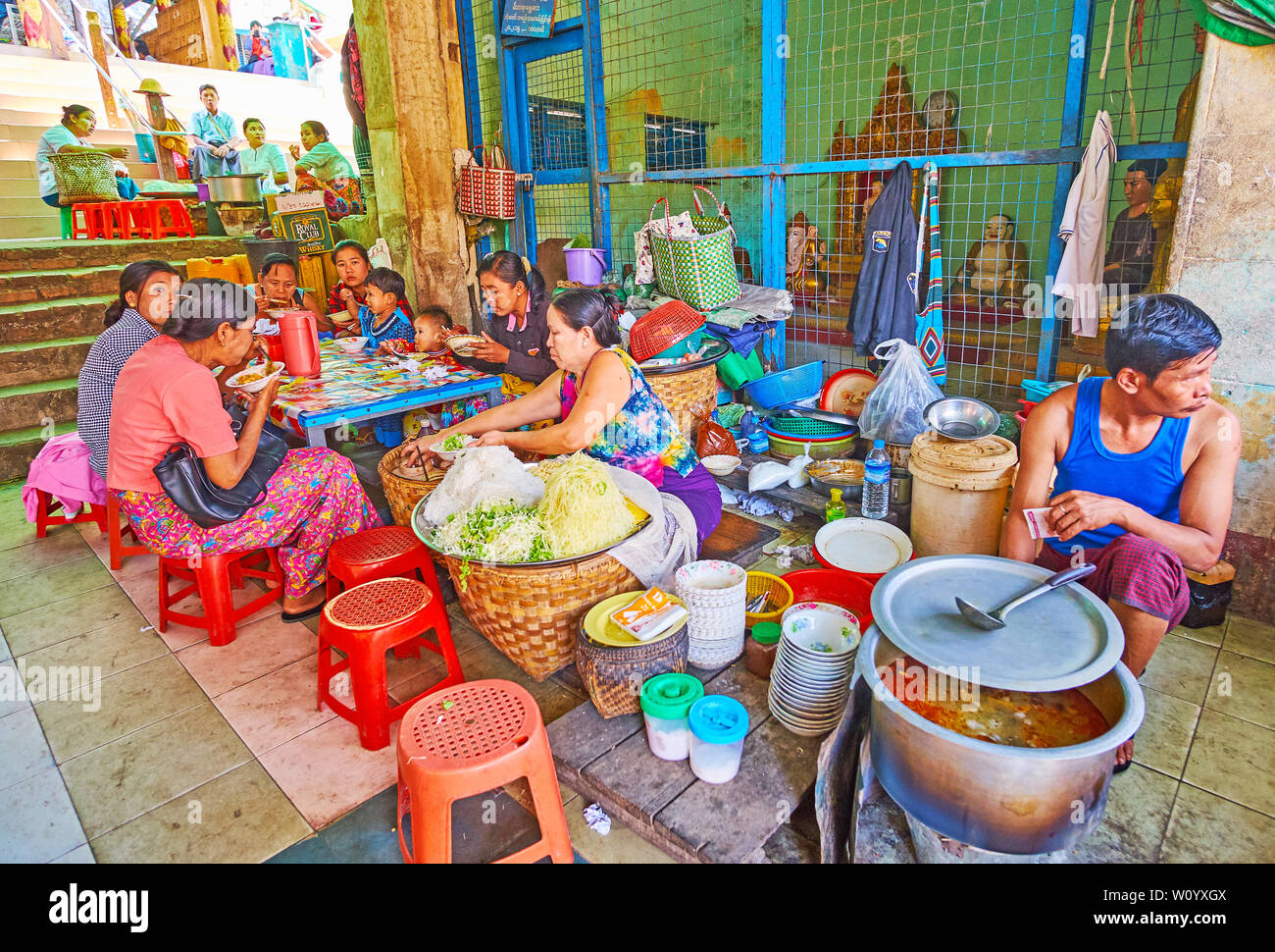Burmese Cuisine High Resolution Stock Photography and Images - Alamy