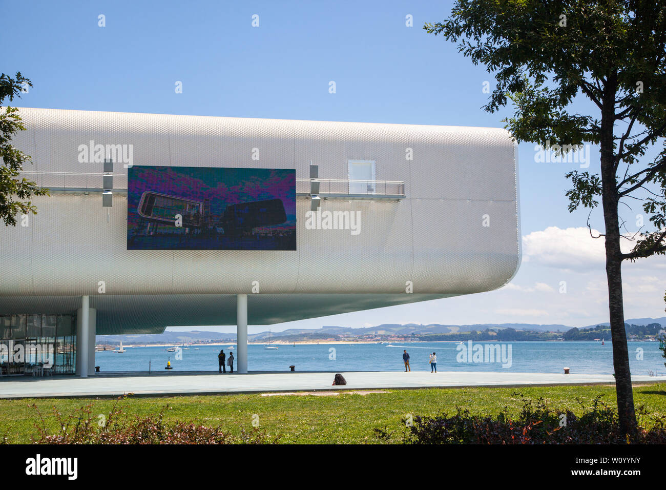 The £70 million centro Botin arts centre in Santander Northern Spain ...