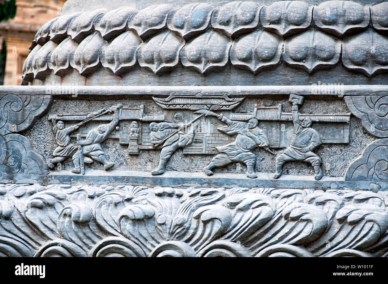 Shaolin temple mural hi-res stock photography and images - Alamy