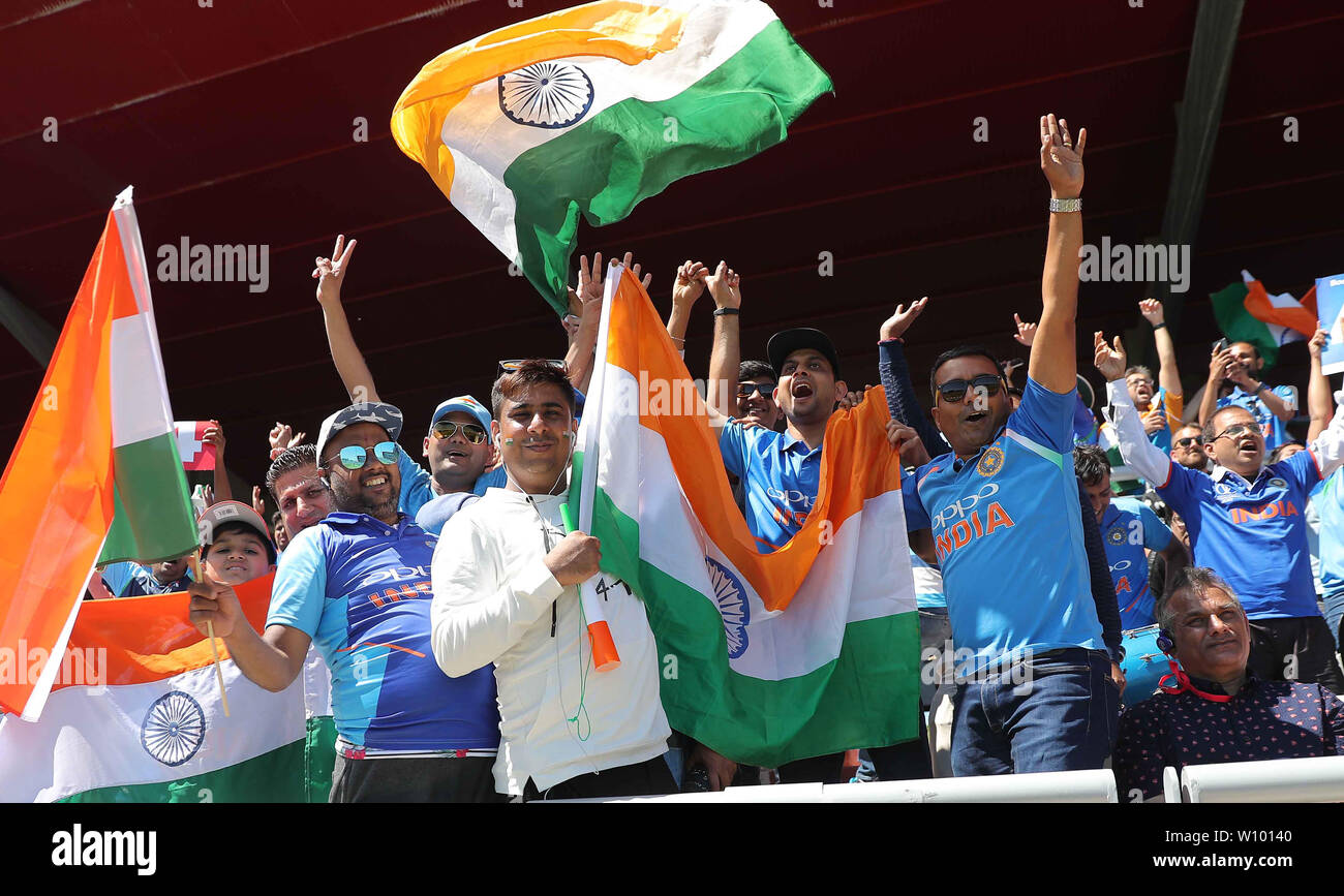Indian cricket fans cheering hi-res stock photography and images - Alamy