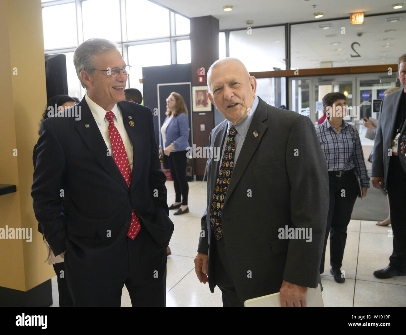 Webster, Texas, USA. 28th June, 2019. Apollo 11 Flight Director Gene ...
