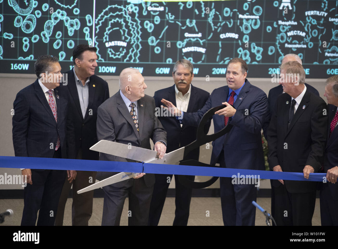 Webster, Texas, USA. 28th June, 2019. Dignitaries gather in the ...
