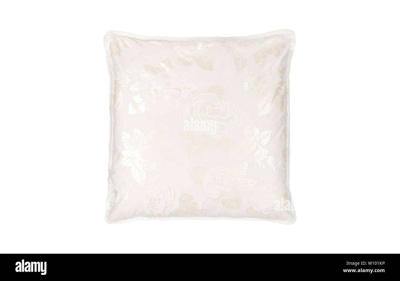 white pillows on pure white background Stock Photo - Alamy