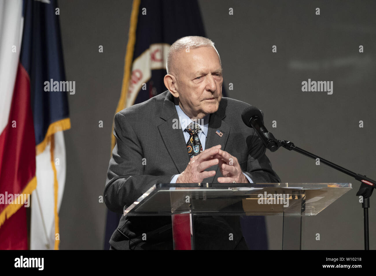 Webster, Texas, USA. 28th June, 2019. Apollo 11 Flight Director Gene ...