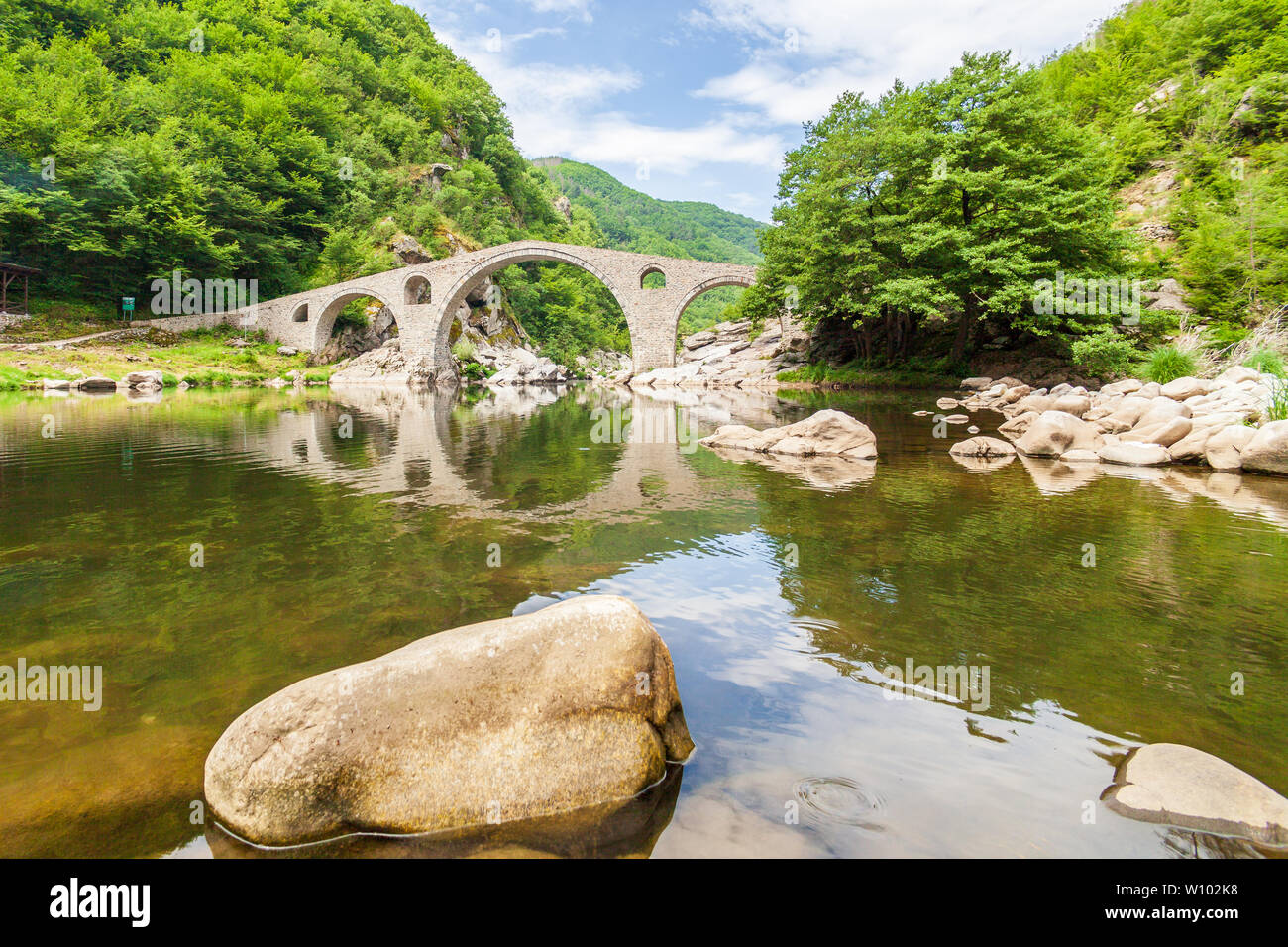 The Devil’s bridge is an old ottoman bridge in Bulgaria which connected ...