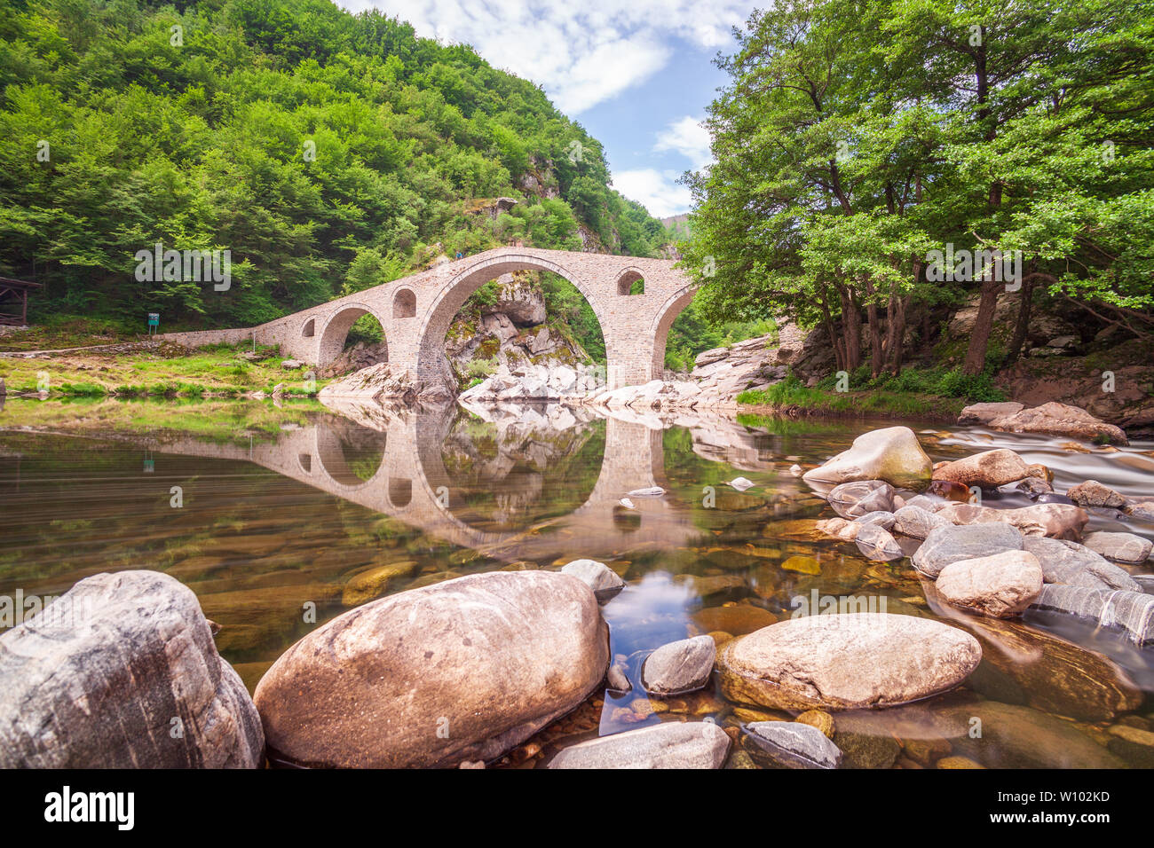 The Devil’s bridge is an old ottoman bridge in Bulgaria which connected ...