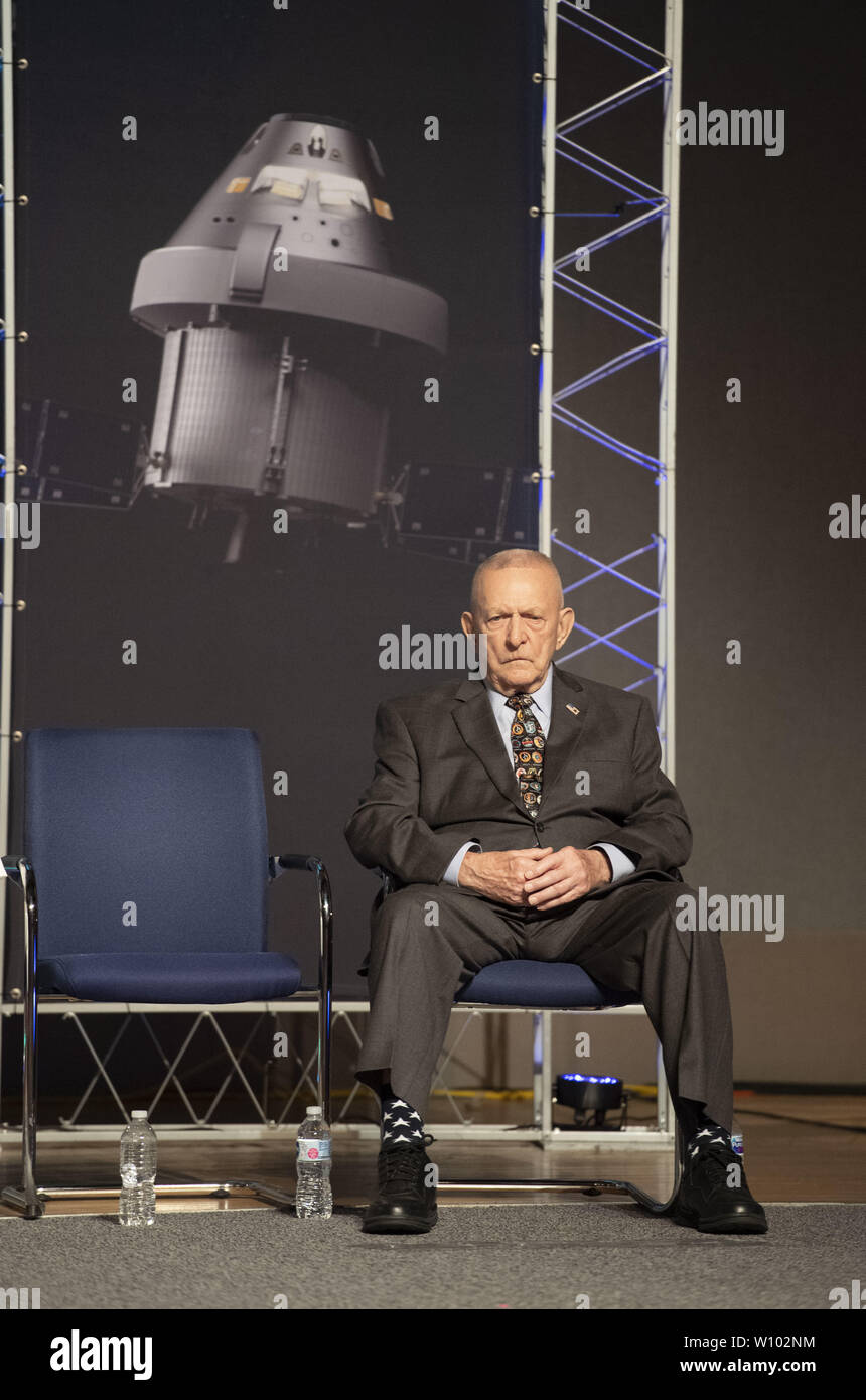 Webster, Texas, USA. 28th June, 2019. Apollo 11 Flight Director Gene ...