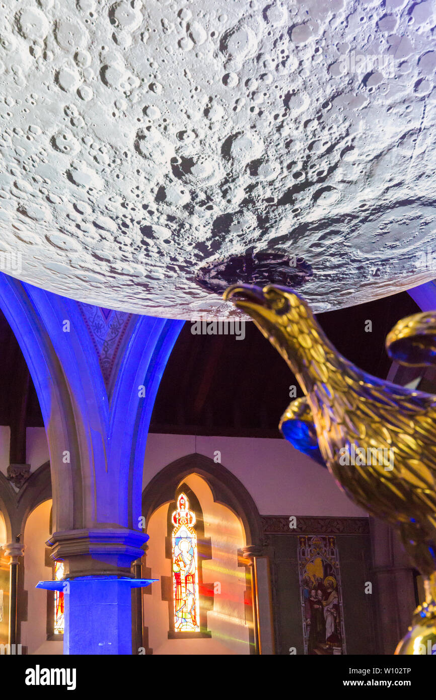 Bournemouth, Dorset UK. 28th June 2019. Dorset Moon, a celebration of ...