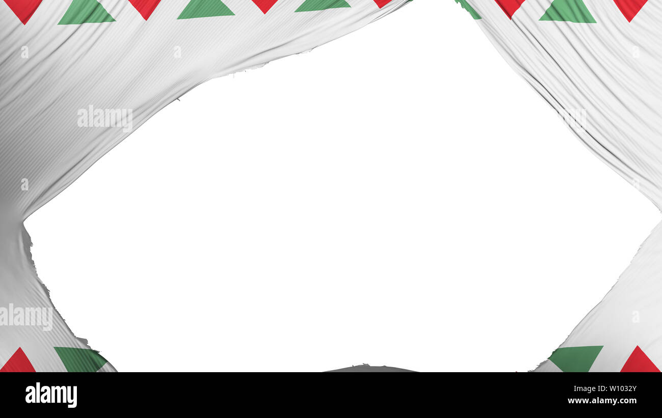 Divided Budapest flag Stock Photo - Alamy