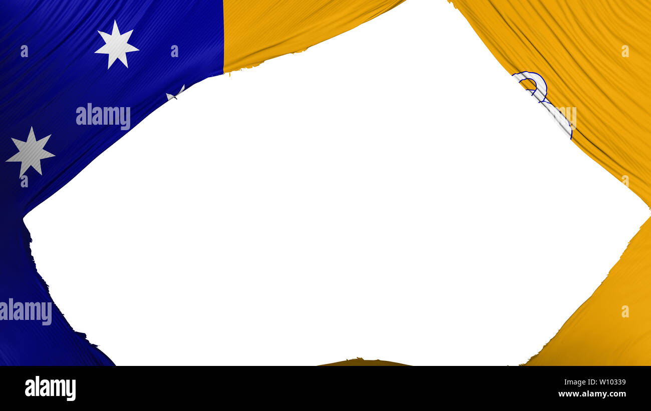 Divided Canberra flag Stock Photo - Alamy
