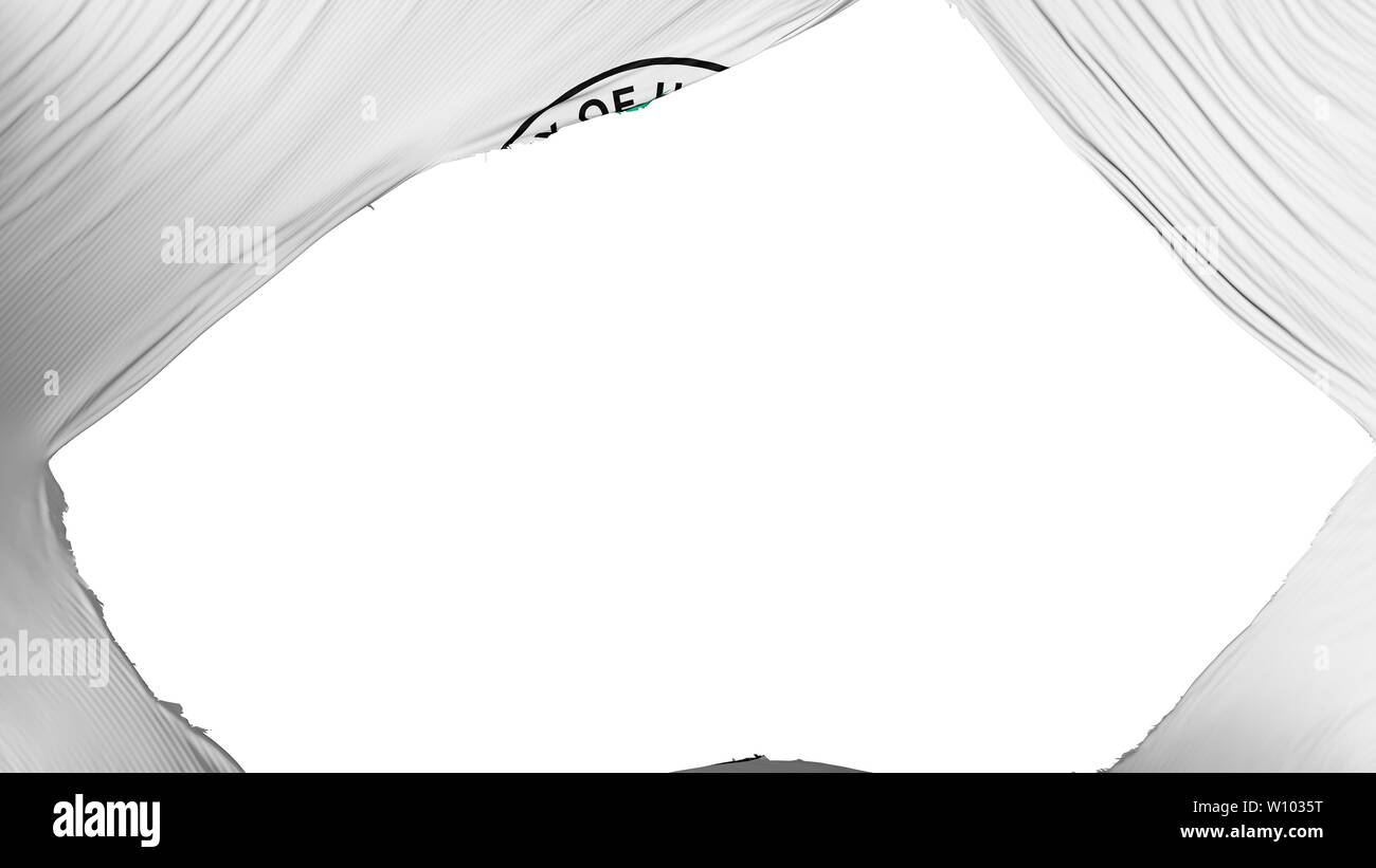 Divided Honiara flag Stock Photo - Alamy