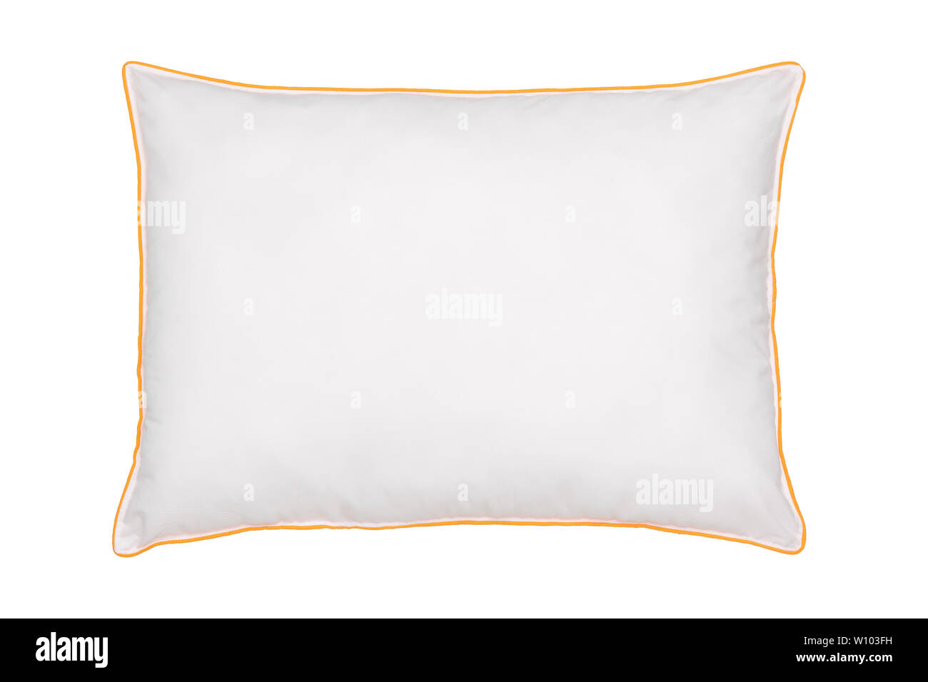 white pillows on pure white background Stock Photo - Alamy