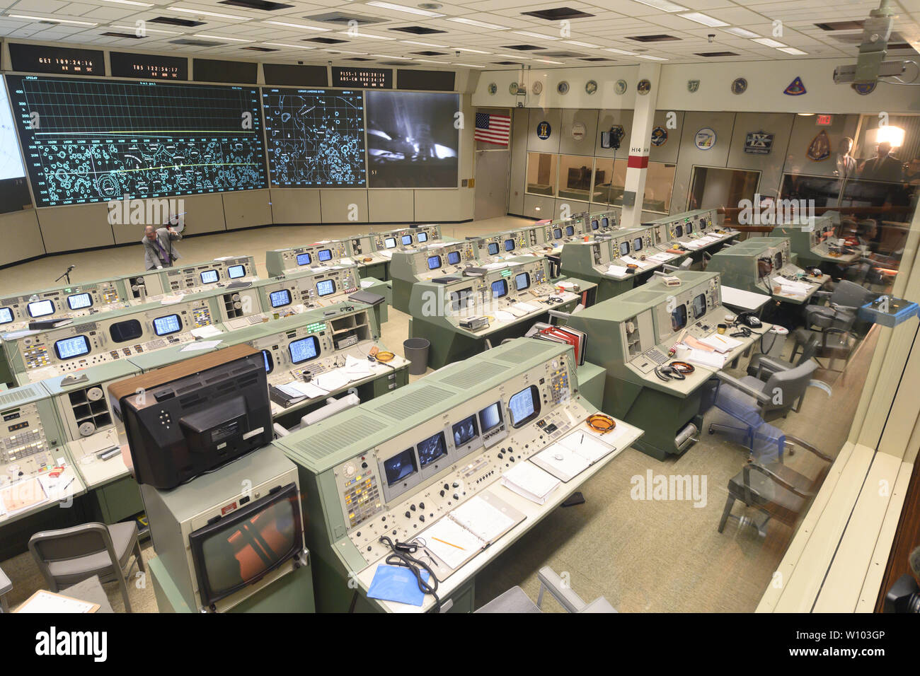 Outside Of Nasa Command Center