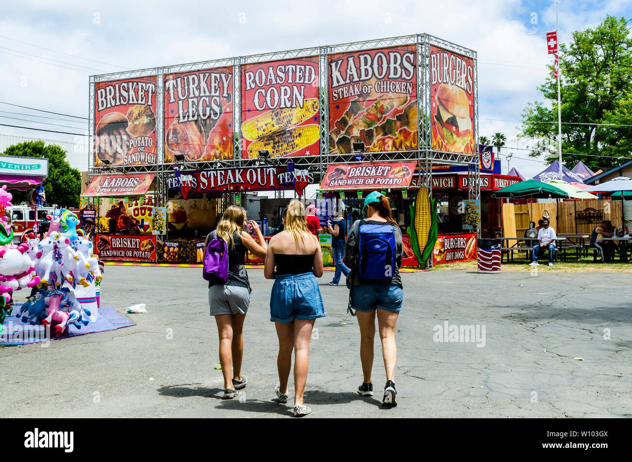 Sights at the Alameda County Fair in Pleasanton California USA Stock ...