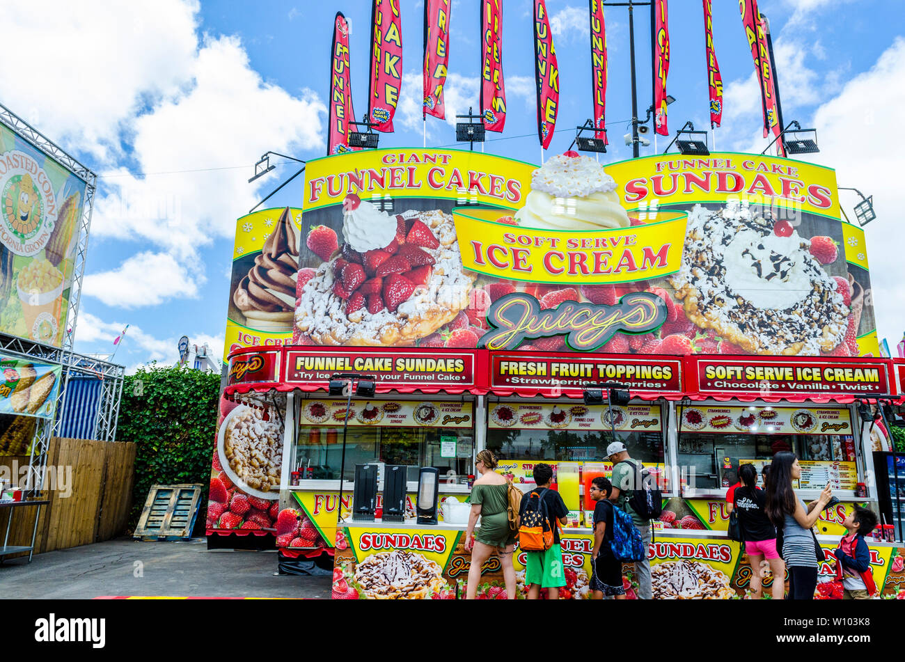 Sights at the Alameda County Fair in Pleasanton California USA Stock ...
