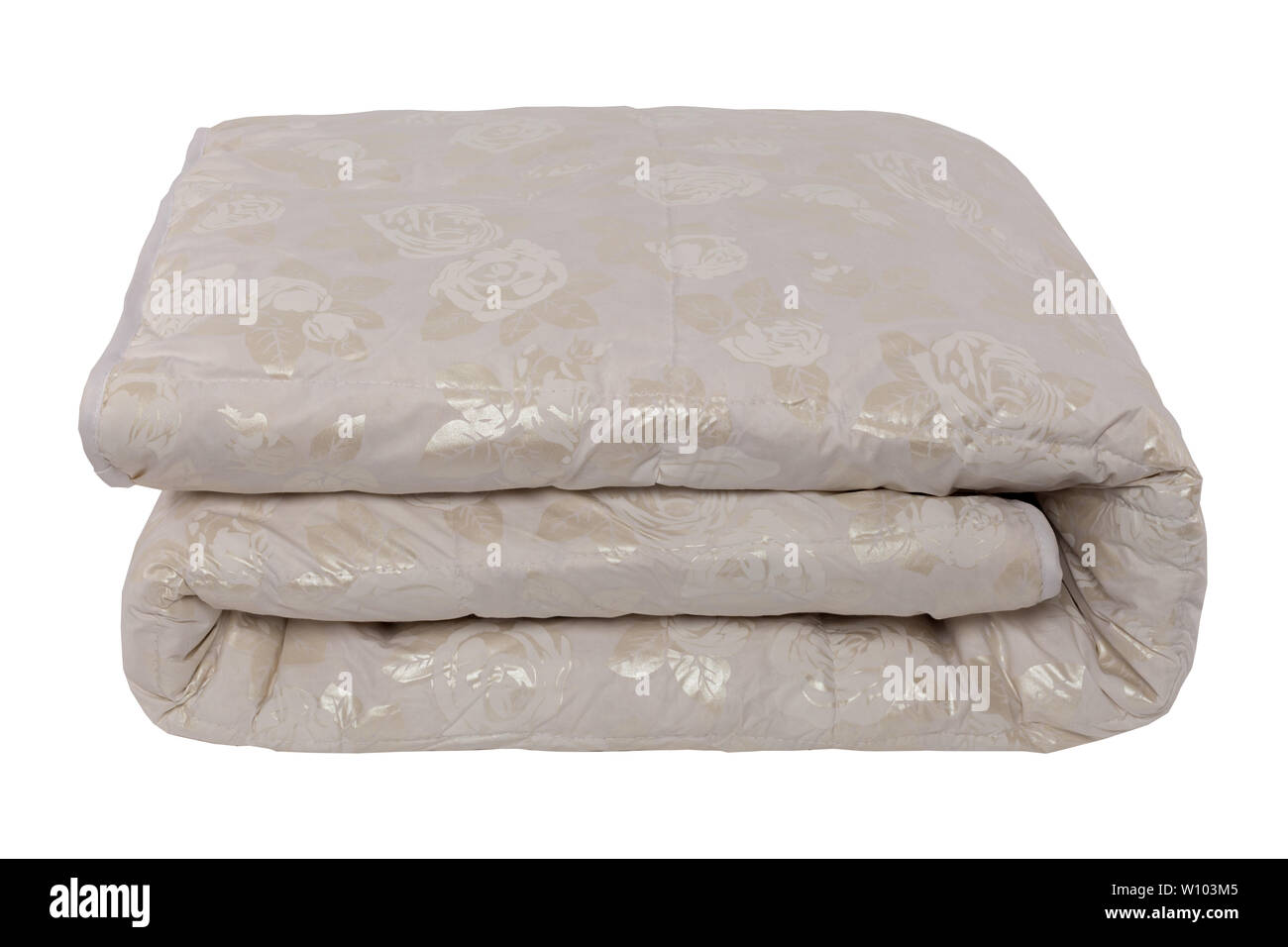 duvet on pure white background Stock Photo - Alamy