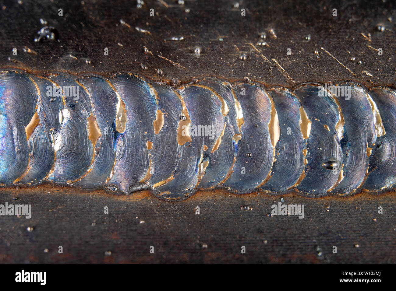 The fillet weld is placed using the MAG method. Errors in steel ...