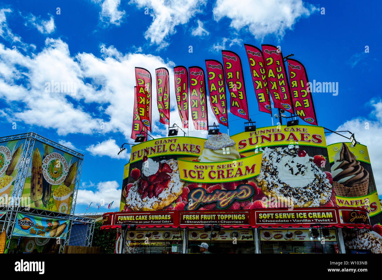 Sights at the Alameda County Fair in Pleasanton California USA Stock ...