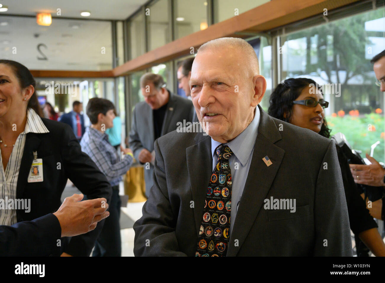 Houston, Texas, USA. 28th June 2019. Apollo 11 Flight Director Gene ...
