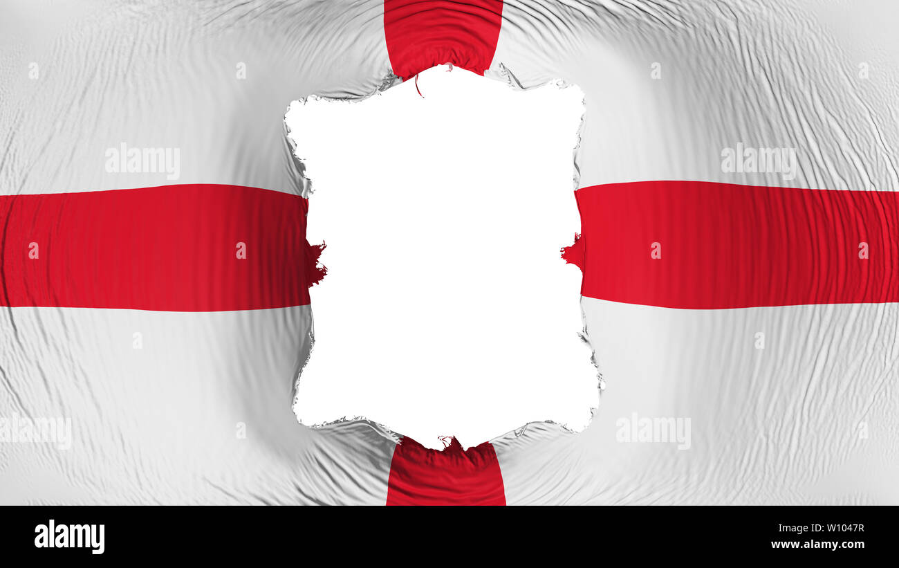 Holes in england flag hi-res stock photography and images - Alamy