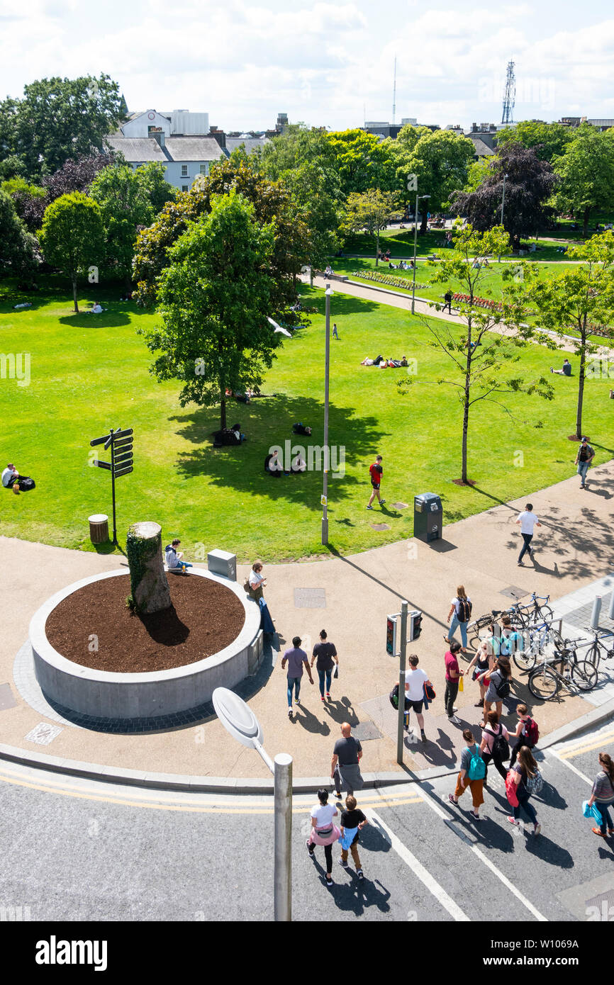 Eyre Square in Galway, Ireland Stock Photo - Alamy