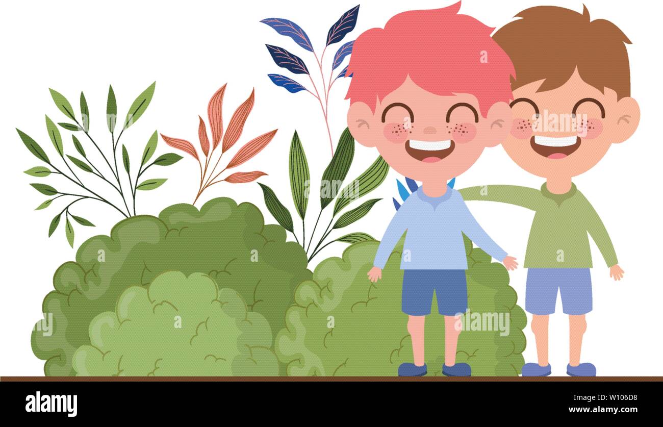 baby boys standing smiling in landscape Stock Vector Image & Art - Alamy