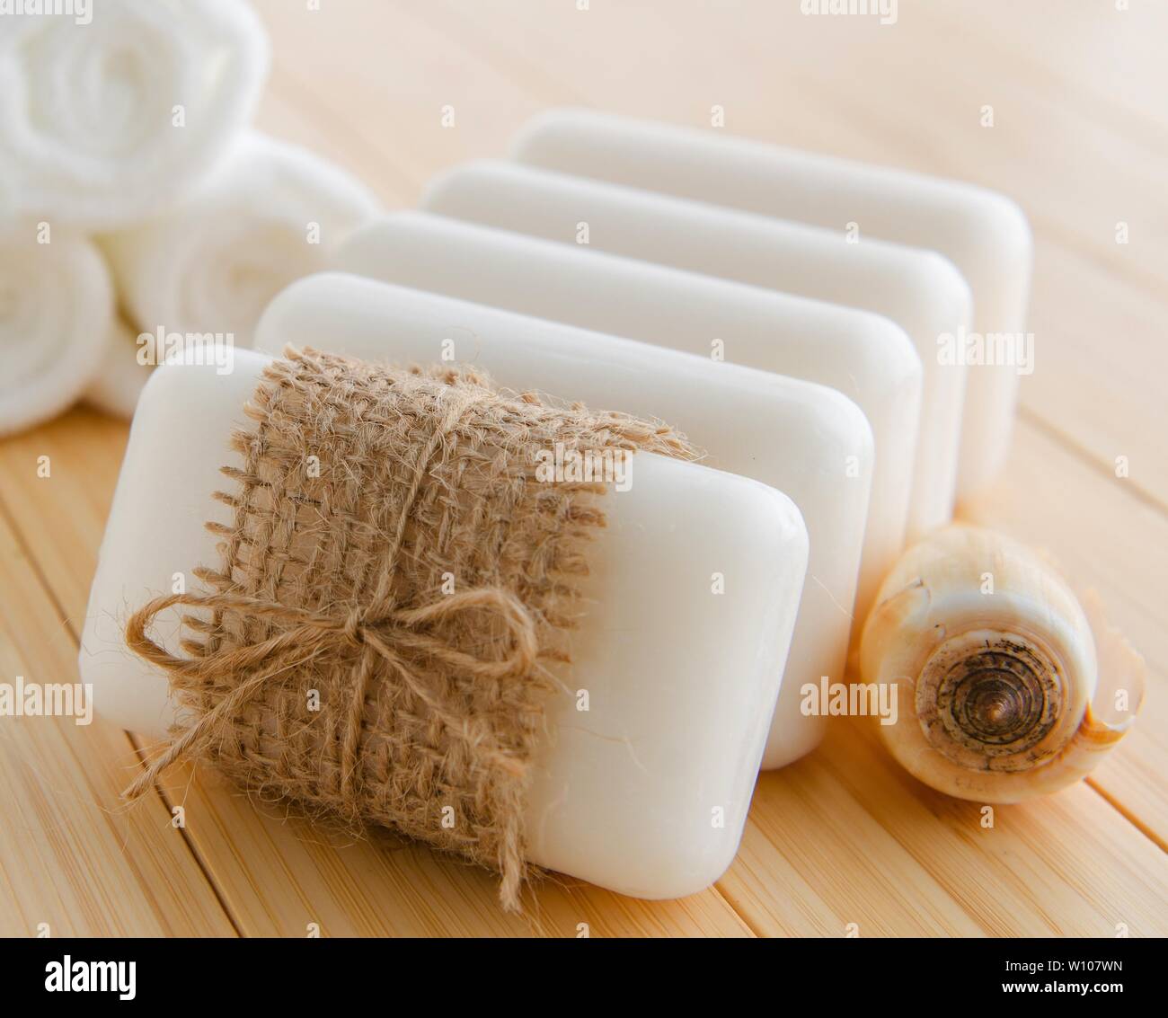 Healthy lifestyle concept with aromatic soaps Stock Photo - Alamy