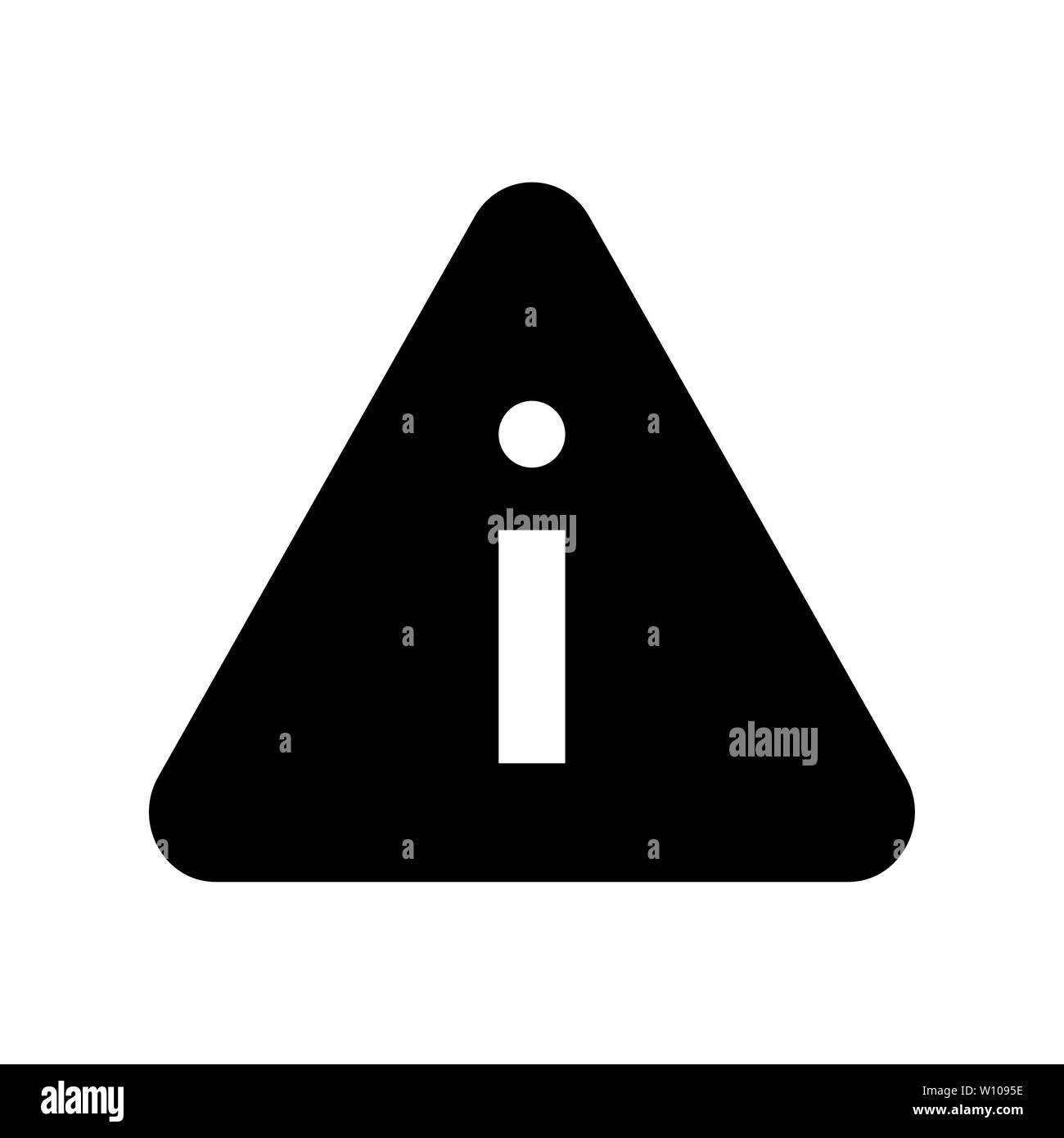 danger icon. flat illustration of danger vector icon for web. perfect ...