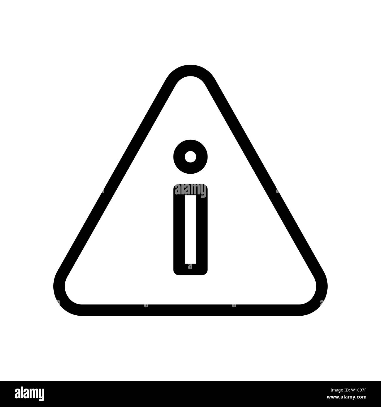 danger icon. flat illustration of danger vector icon for web. perfect ...