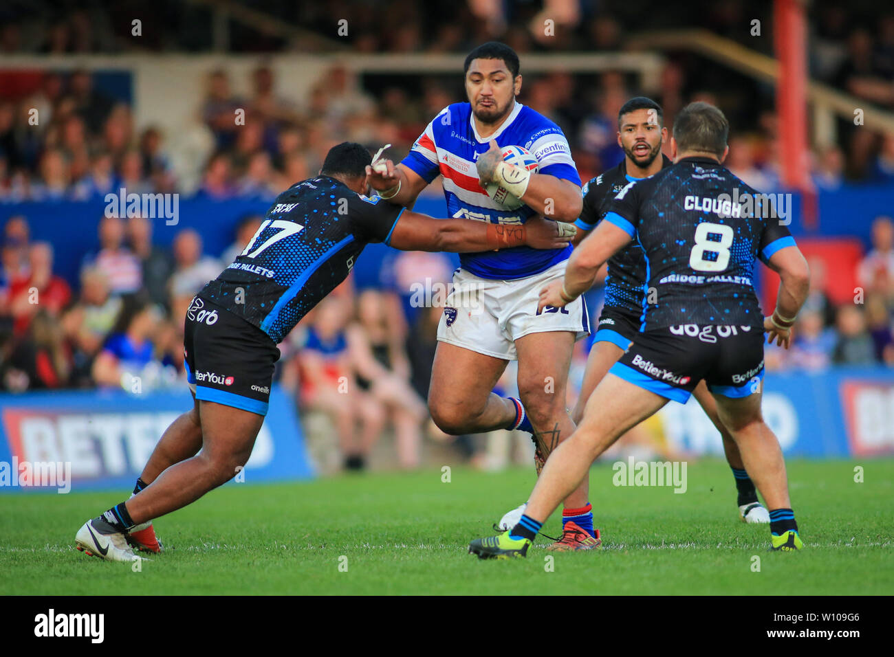 28th June 2019 , The Mobile Rocket Stadium, Wakefield, England; Betfred Super League, Round 20 ...