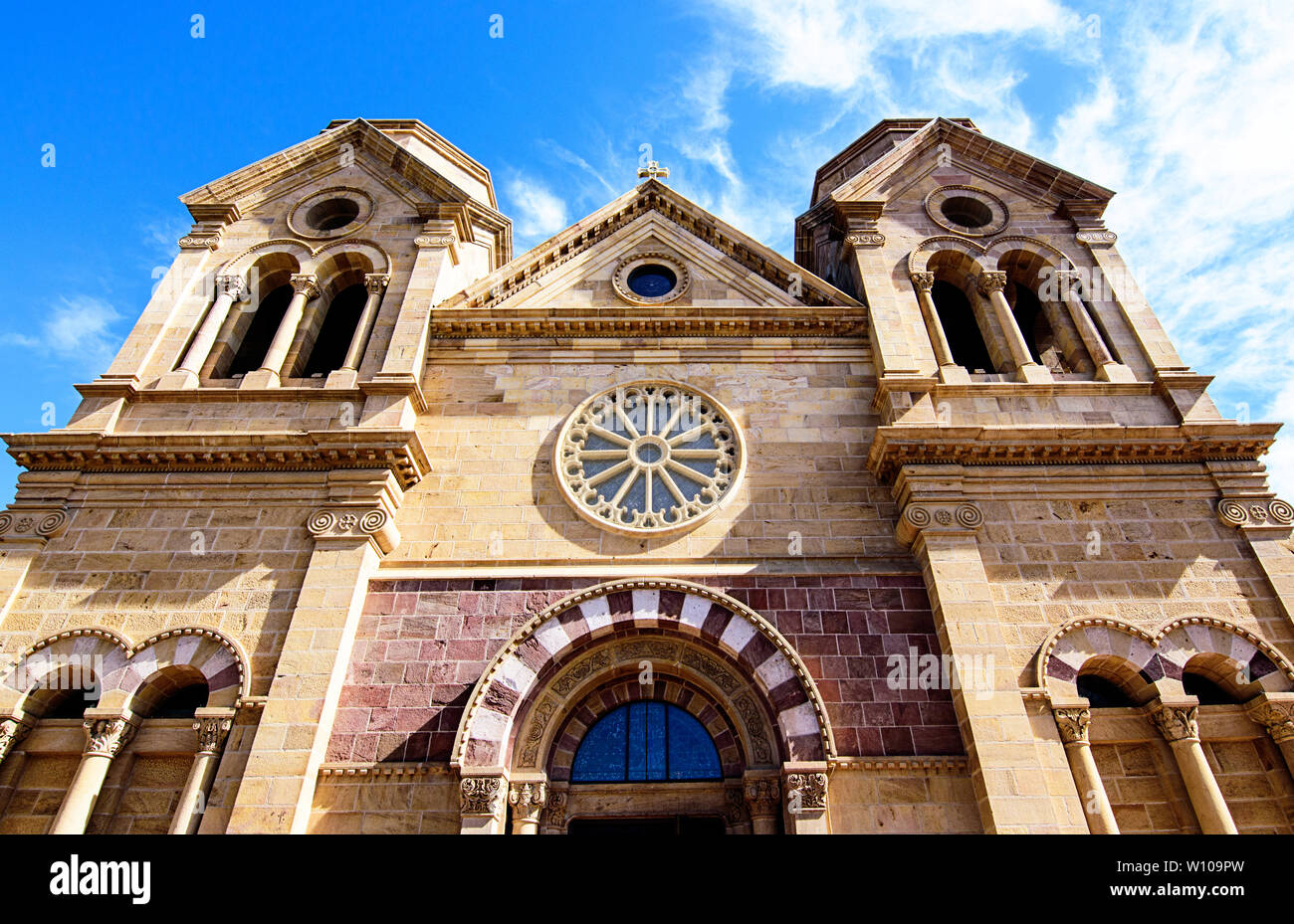 Rose Window Of The Basilica Of St Francis High Resolution Stock ...