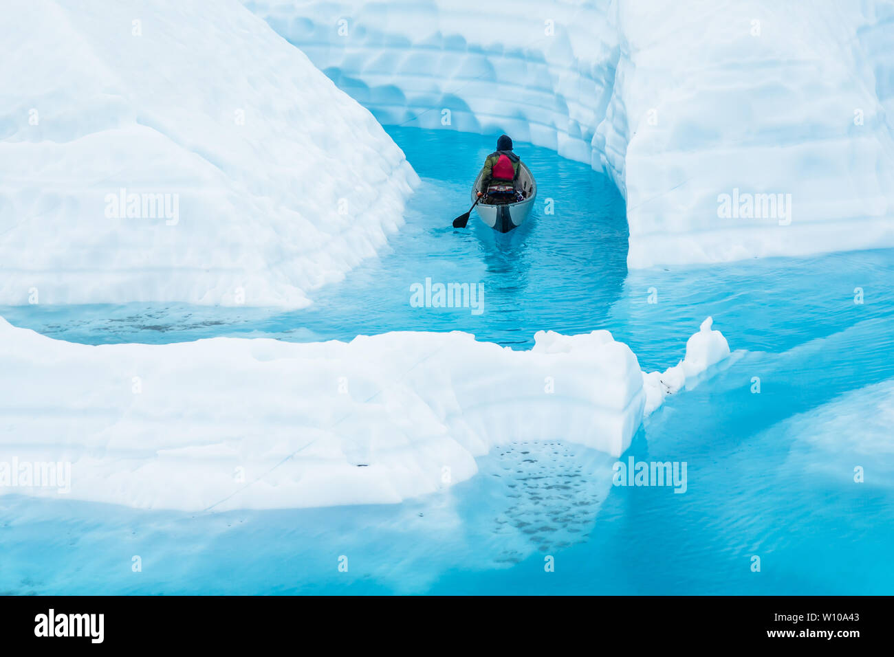 An ice climbing guide takes a chance to see a glacier from a new angle ...