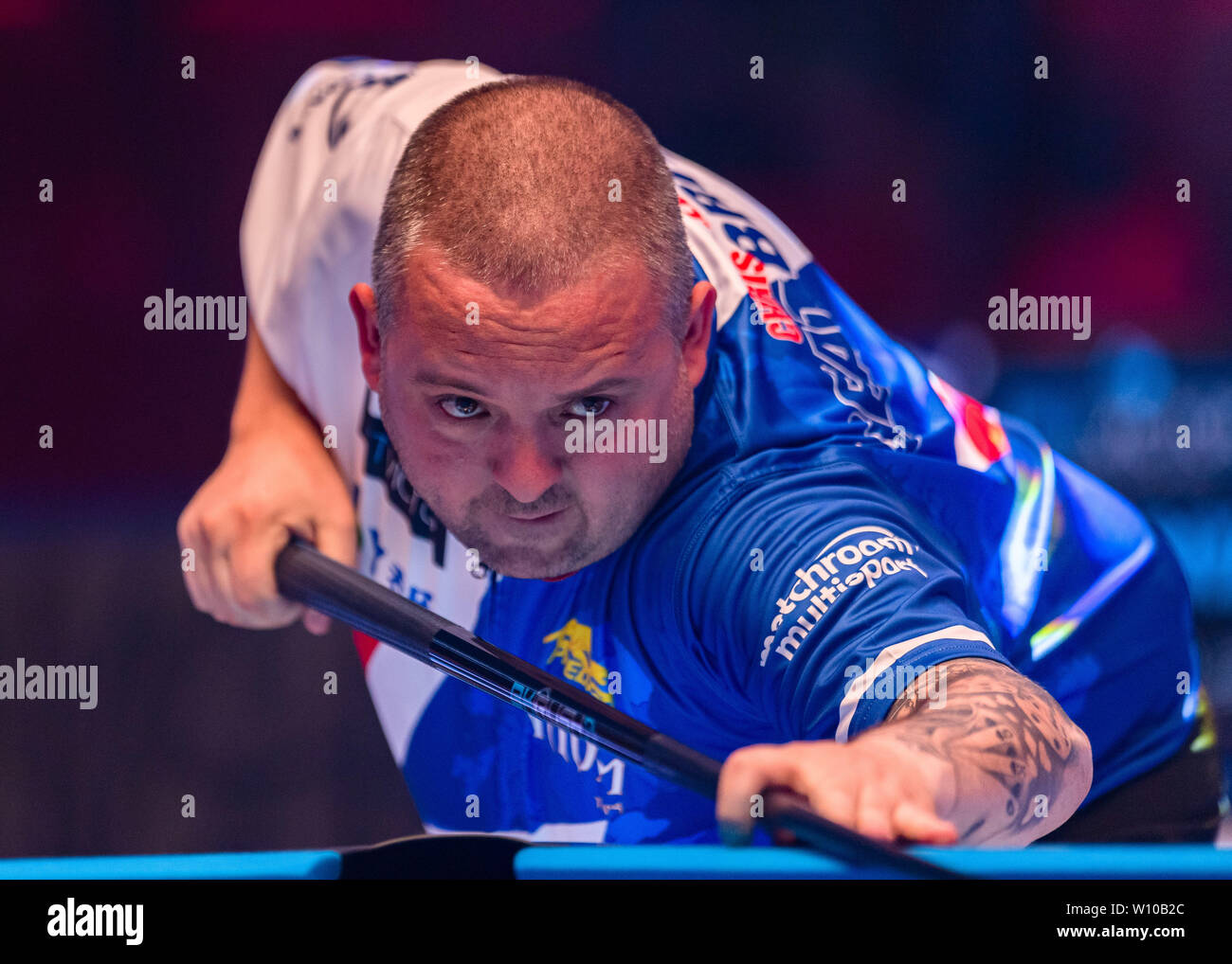 LEICESTER, UNITED KINGDOM. 28th Jun, 2019. Great Britain A - Chris ...