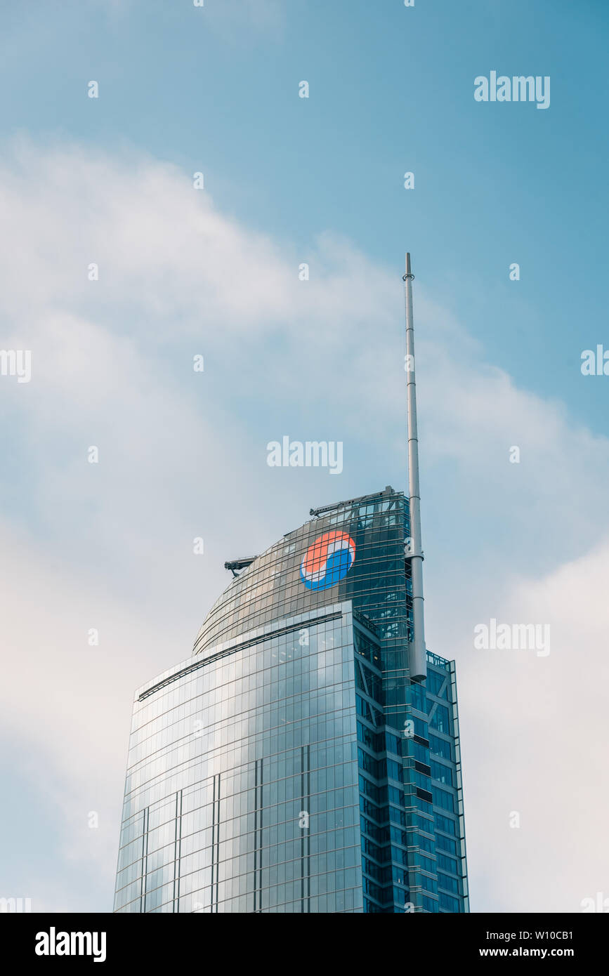 The Intercontinental Building in downtown Los Angeles, California Stock ...