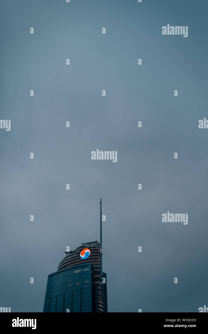 The Intercontinental Building in downtown Los Angeles, California Stock ...