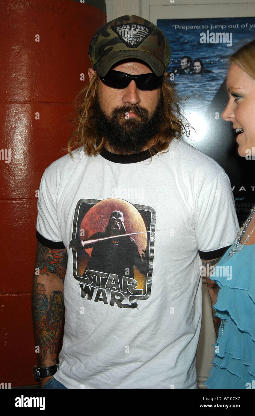 Rob Zombie at the Los Angeles Premiere of "Open Water" held at the Mann ...