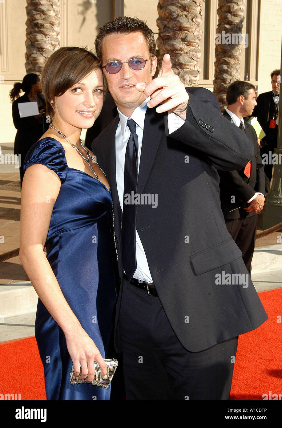 Matthew Perry & Rachel Dunn at the 2004 Primetime Emmy Creative Arts ...