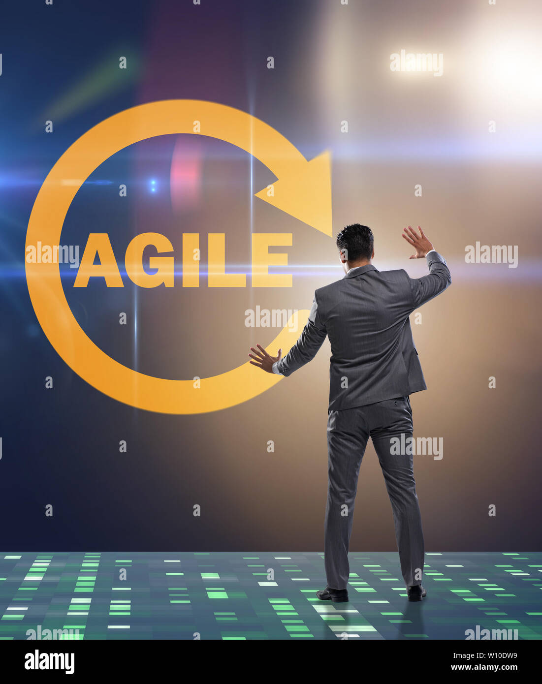 Concept of agile software development Stock Photo - Alamy